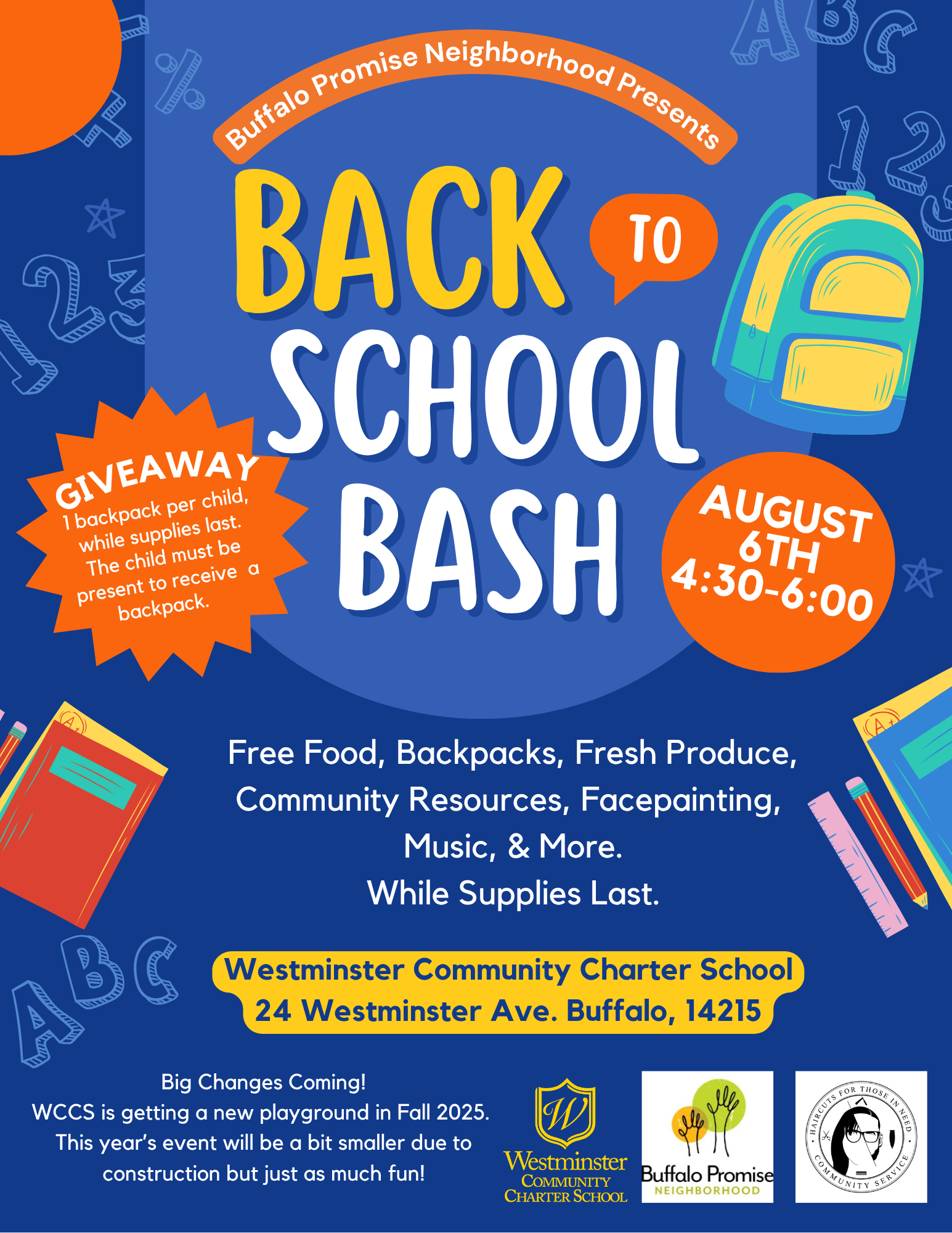 Welcome Back Bash - Westminster Community Charter School